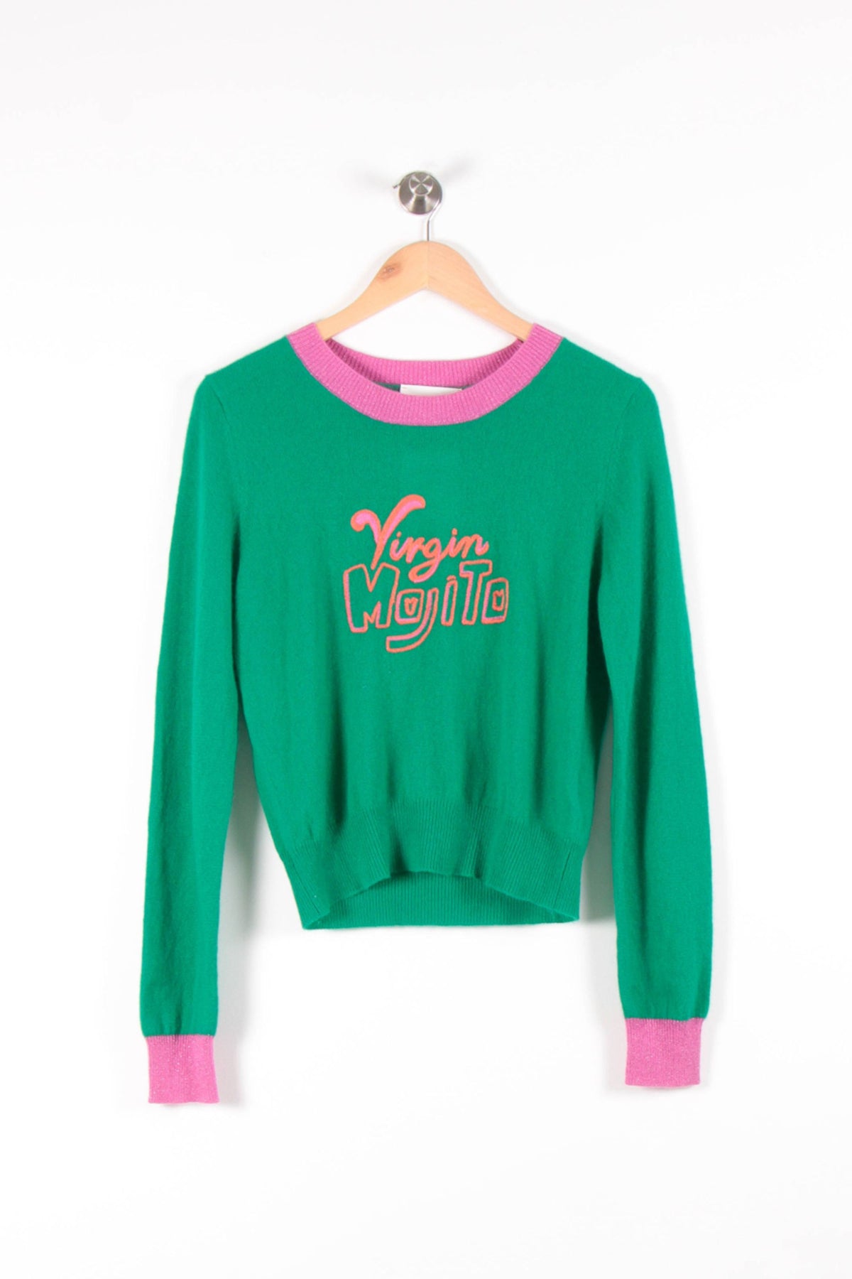 Pull Vert et Rose - Taille S/36 Absolut Cashmere d'occasion PARAD83217 ...
